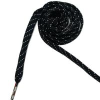 China Polyester Flat Drawstring Cord For Hoodie Black Elastic Shock Cord for sale
