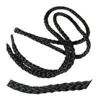 China WOVEN PP DRAWSTRING CORD 1MM DRAW CORD ELASTIC WITH PLASTIC TIPS for sale
