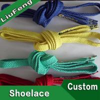 China 100 Polyester Drawcord Custom Shoelace Printed Shoestring 5mm-20mm for sale