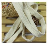 China Raw White 120cm Length Cotton Cord Macrame Rope 10mm Shoe Laces for sale