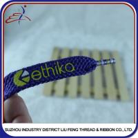 China 6mm-20mm Silicone Printed Custom Shoelace With Plastic Tips for sale