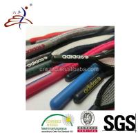 China Pink Blue Plastic Tip Custom Shoelace Custom Printed Shoe Laces for sale