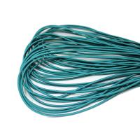 China Braided 3mm Custom Shoelace Waxed Cotton Cord 75cm Length for sale