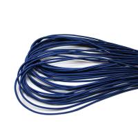 China Braided 3mm Custom Shoelace Waxed Cotton Cord 75cm Length for sale