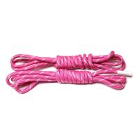 China Flat Hockey Custom Shoelace Skate Custom Shoe Strings Blue Yellow Pink for sale