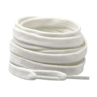 China White Flat Waxed Cotton Boot Laces Flat Waxed Boot Laces Red Wing for sale