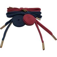 China Custom Twisted Sneaker Designer Shoestrings Shoelaces For Hoodie Drawstring With Metal Tips for sale