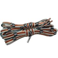 China Colorful Custom Shoelace 9mm Sneaker Shoelace Flat Rope Laces for sale