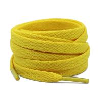 China 8mm Polyester Flat Shoelaces Stretchy Shoe Laces For Athletic Running for sale