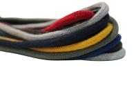 China Braided 100% Round Cotton Cord 6mm Drawstring Cord Webbing for sale