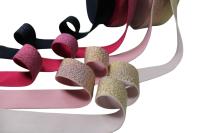 China Wholesale Custom Color Woven Waistband Glitter Elastic Band for Dress for sale