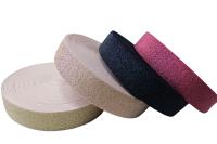 China Wholesale Custom Color Woven Waistband Glitter Elastic Band for Dress for sale