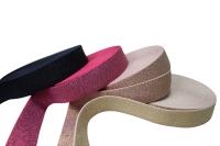 China Wholesale Custom Color Woven Waistband Glitter Elastic Band for Dress for sale