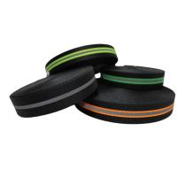 China 1 Inch Custom Color Nylon Polyester Reflective Webbing Strap for sale