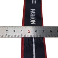 China High Density Fashion 1.5 Inch Jacquard Webbing For Garment for sale
