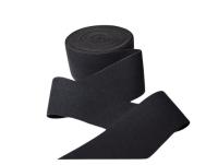 China Wide 2 Inch 5cm Black Soft Nylon Elastic Waistband For Underwear for sale