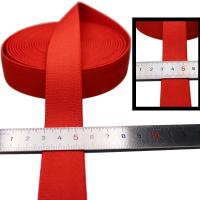 China Fashion Colored Polyester Stretch Single Side Twill Elastic for sale