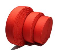 China Fashion Colored Polyester Stretch Single Side Twill Elastic for sale