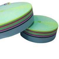 China Colored Woven Striped Elastic Stretch Belt For Women for sale