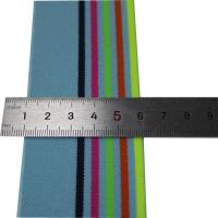 China Colored Woven Striped Elastic Stretch Belt For Women for sale