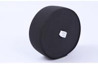China Large Stock Cheap 2 Inch Black Polyester Knitted Elastic For Garment for sale