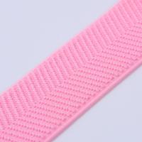 China Customizable 3.5cm Polyester Herringbone Elastic Webbing For Garment Production for sale