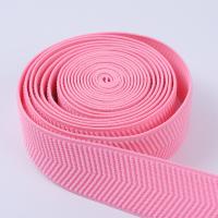 China Customizable 3.5cm Polyester Herringbone Elastic Webbing For Garment Production for sale