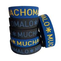 China Garment Accessory Custom Logo Men's Waistband Jacquard Elastic Band For Underwear for sale