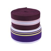 China 5.5cm Wide Striped Soft Nylon Elastic Waistband For Garment for sale