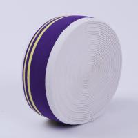 China 5.5cm Wide Striped Soft Nylon Elastic Waistband For Garment for sale