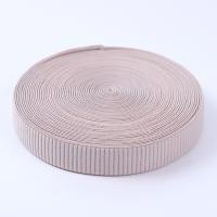 China Custom Striped Waistband Nylon Elastic Band For Garment for sale