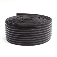 China Black Nylon Cycling Silicone Gripper Elastic For Garment for sale