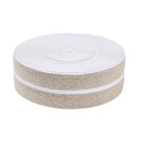 China Stretch Metallic Glitter Elastic Ribbon for DIY Crafts and Pants for sale