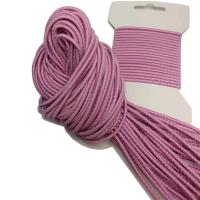 China Garment Accessories Polyester Braided Elastic Bungee Cord with Reflective Dot for sale