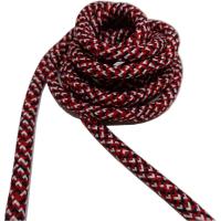 China Custom Color Round Braided Polyester Shoelace With Plastic Tips for sale