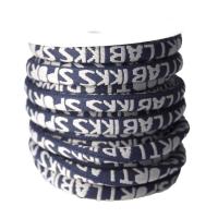 China 100% Nylon Custom Logo Round Jacquard Cord for sale