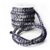 China 100% Nylon Custom Logo Round Jacquard Cord for sale