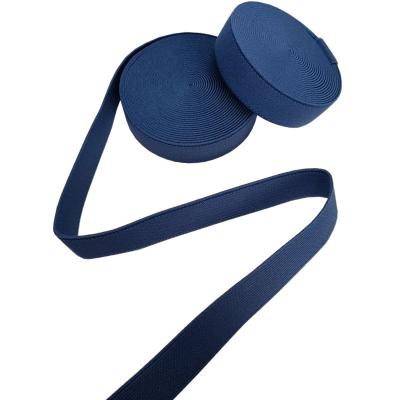 China Customized 2cm Narrow Stretch Waistband Nylon Polyester Woven Elastic Band for sale
