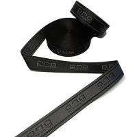 China Custom Rubber Non Slip Polyester Jacquard Webbing For Cloth for sale