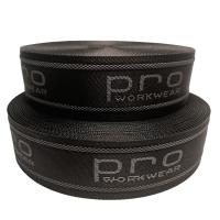China Custom Rubber Non Slip Polyester Jacquard Webbing For Cloth for sale