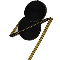 China Custom Logo Narrow Polyester Jacquard Tape For Cloth Bags for sale
