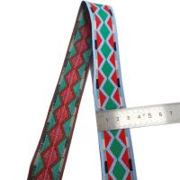 China Lettered Colored Polyester Jacquard Webbing For Handbag Strap Belt for sale