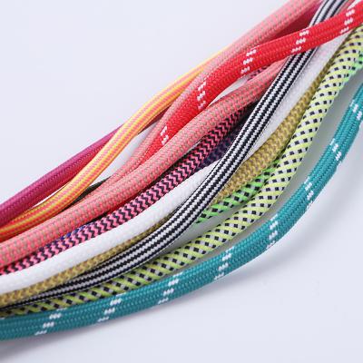 China Polyester Drawstring Cord Braided Round Shape Custom Color For Hoodie for sale