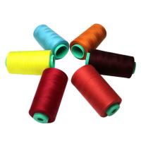 China Custom Color Polyester Sewing Thread 402 High Tenacity For Cloth In Any Color for sale