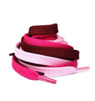 China 100% Polyester Color Hollow Shoelace 1CM Flat Herringbone Braided Rope Any Color For Clothing And Shoe Accessories for sale