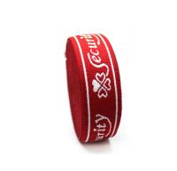 China Customized Boxer Brief Elastic Band Personalized Custom Logo Nylon Spandex Jacquard Elastic Waistband for sale
