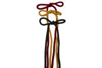 China Hoodie Strings Custom Color Aglet Metal Tips Round 100% Cotton Drawcord For Garment Sport Shoelaces Diameter 6mm Or Custom for sale