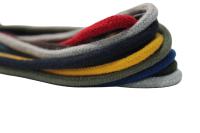 China Hoodie Strings Custom Color Aglet Metal Tips Round 100% Cotton Drawcord For Garment Sport Shoelaces Diameter 6mm Or Custom for sale