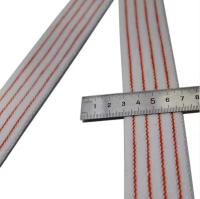 China Customized Strong Twill Herringbone Woven Band Polyester Elastic Webbing For Dresses for sale