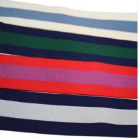 China Custom Plain Twill Stripe Or Herringbone Design Polyester Elastic Webbing For Garments Bags And Home Textile for sale